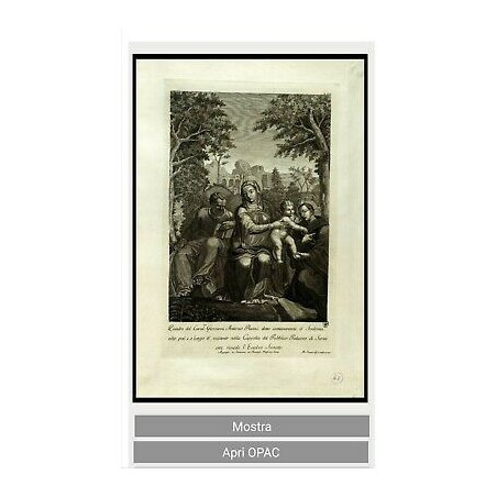 QUADRO ANTICA INCISIONE ACQUAFORTE BULINO MADONNA BAMBINO SANTI ...