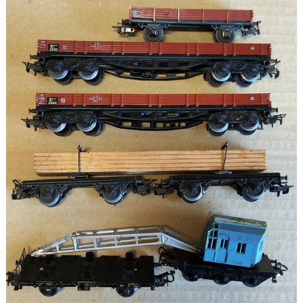 LOTTO 19 pz Marklin H0 carrozza passeggeri SBB CFF VAGONI MERCI Shell ...