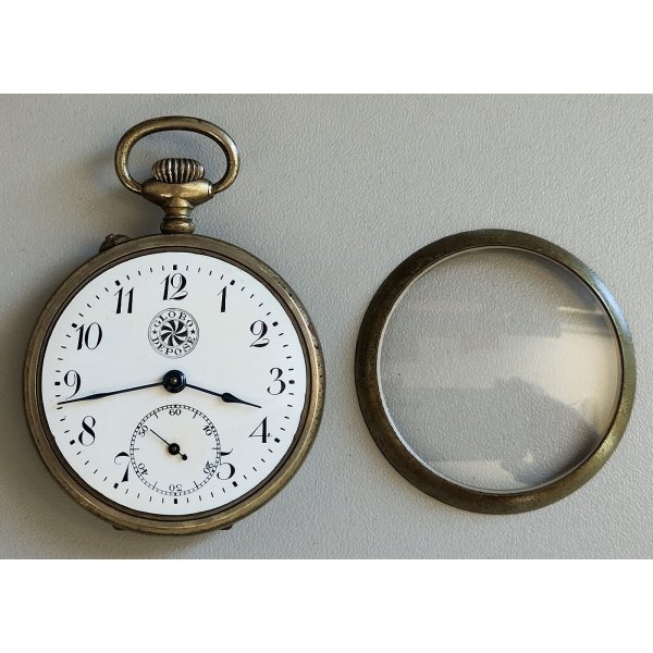 ANTICO OROLOGIO TASCA Globo Depose EPOCA '900 OLD POCKET WATCH montre ...