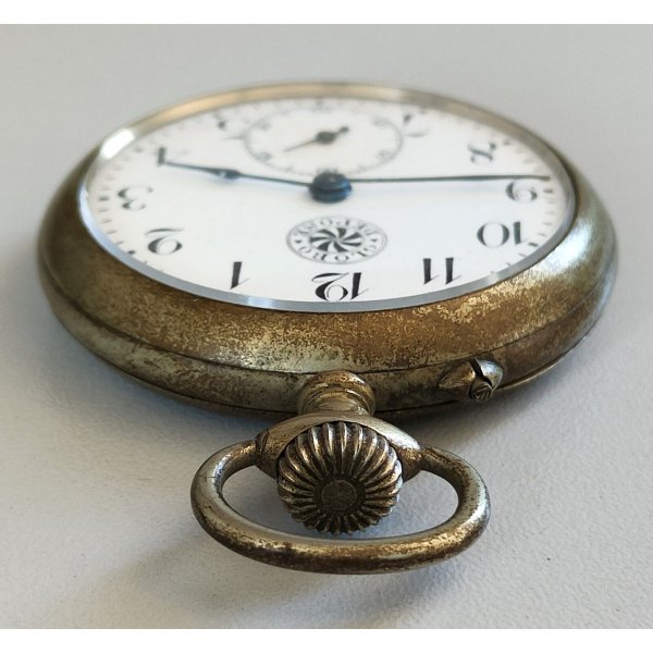 ANTICO OROLOGIO TASCA Globo Depose EPOCA '900 OLD POCKET WATCH montre ...