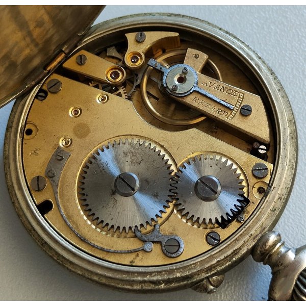 ANTICO OROLOGIO TASCA Globo Depose EPOCA '900 OLD POCKET WATCH montre ...