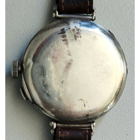 LONGINES Half Hunter ANTICO OROLOGIO POLSO ARGENTO anni 20 Arthur Baume ...