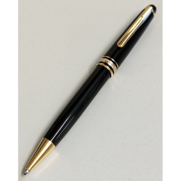 PENNA SFERA Montblanc Meisterstuck CLASSIC NERO ORO Vintage BALLPOINT PEN