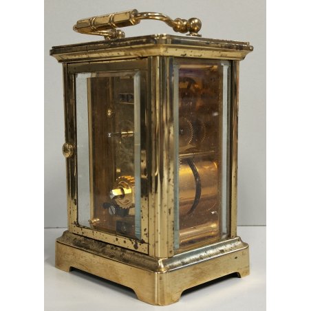 ANTICO OROLOGIO OFFICIER Taylor & Bligh PENDULETTE TAVOLO Travel Clock ...