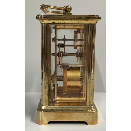 ANTICO OROLOGIO OFFICIER Taylor & Bligh PENDULETTE TAVOLO Travel Clock ...