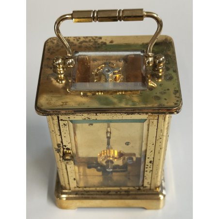 ANTICO OROLOGIO OFFICIER Taylor & Bligh PENDULETTE TAVOLO Travel Clock ...